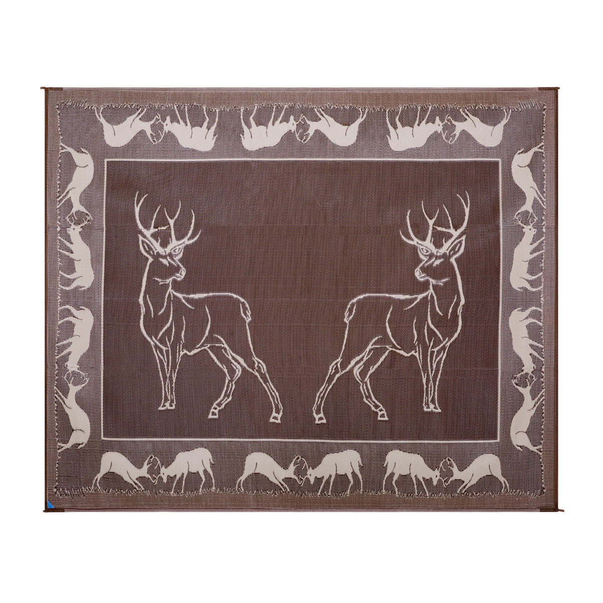 Stylish Camping Deer Mat 9'x12'