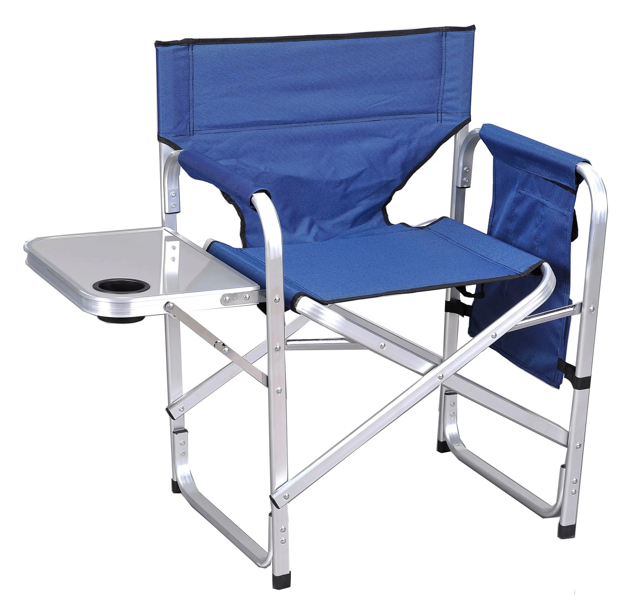Stylish Camping Director s Chair w Side Table Pockets